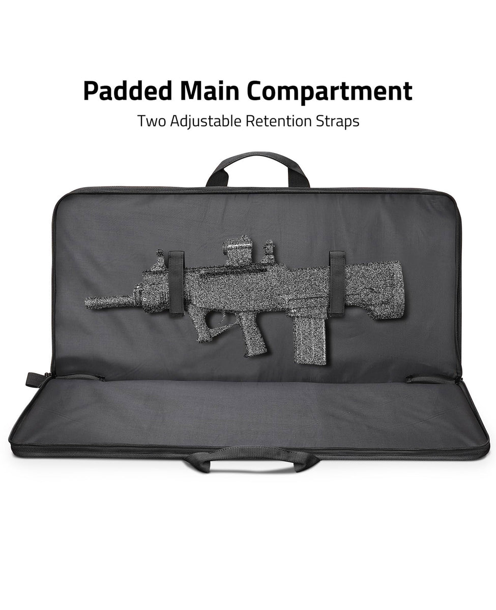 EZshoot 28 inch Soft Tactical Gun Cases for Rifles, Pistols and Shotgu