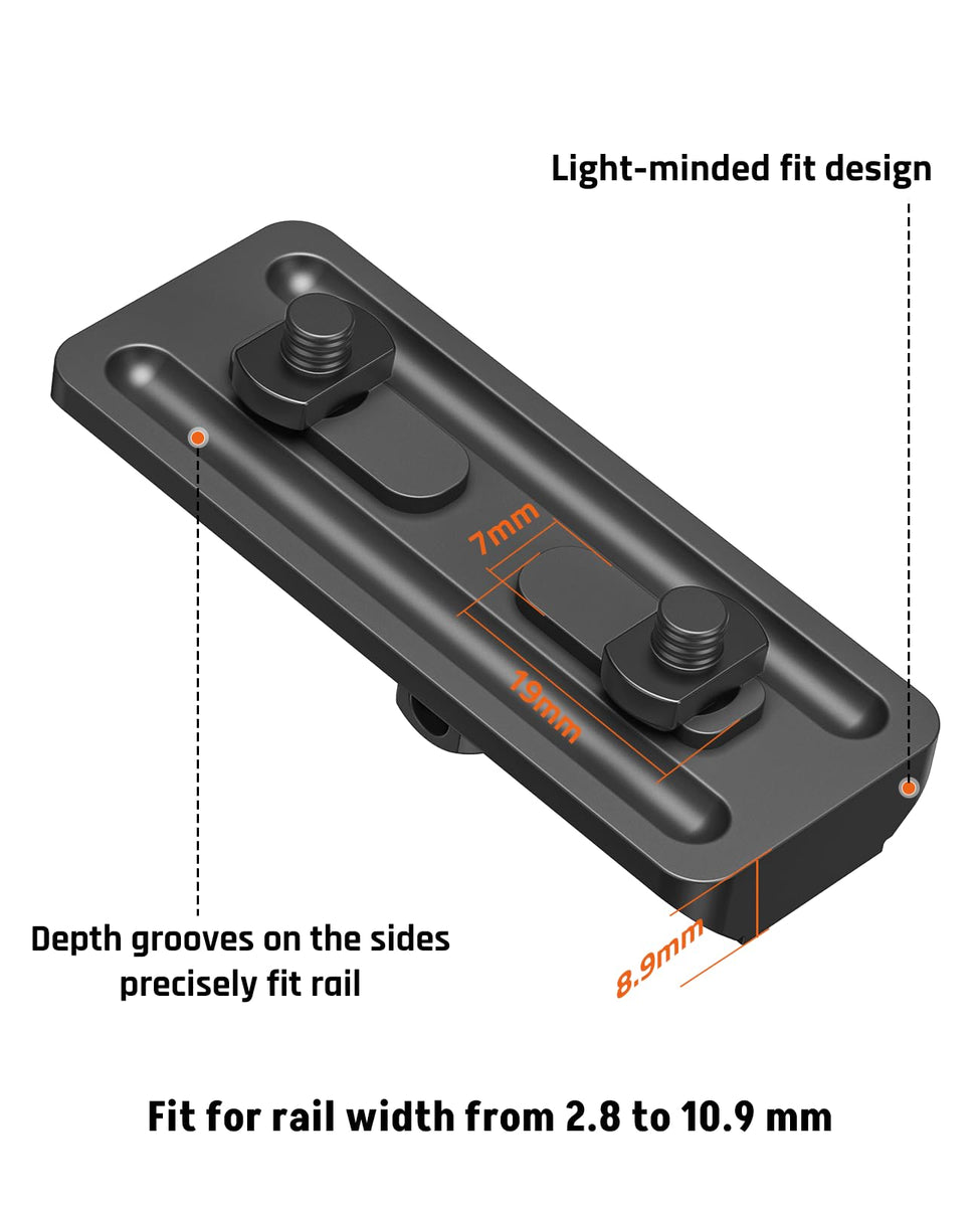 EZshoot Bipod Adapter M-Rail Bipod Mount Sling Stud Mount
