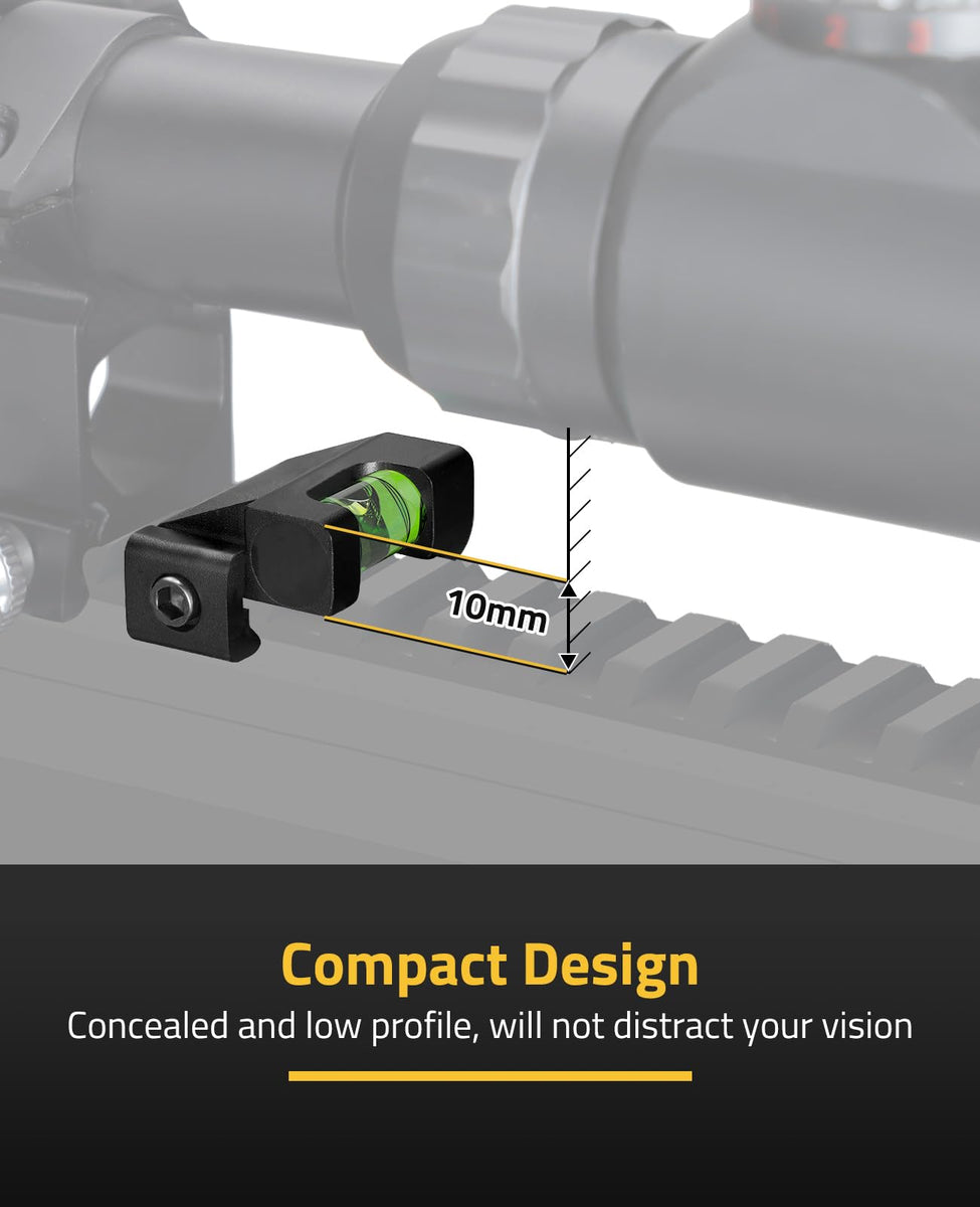 EZshoot Scope Leveling Kit Anti-Cant Scope Bubble Level Improves Accur
