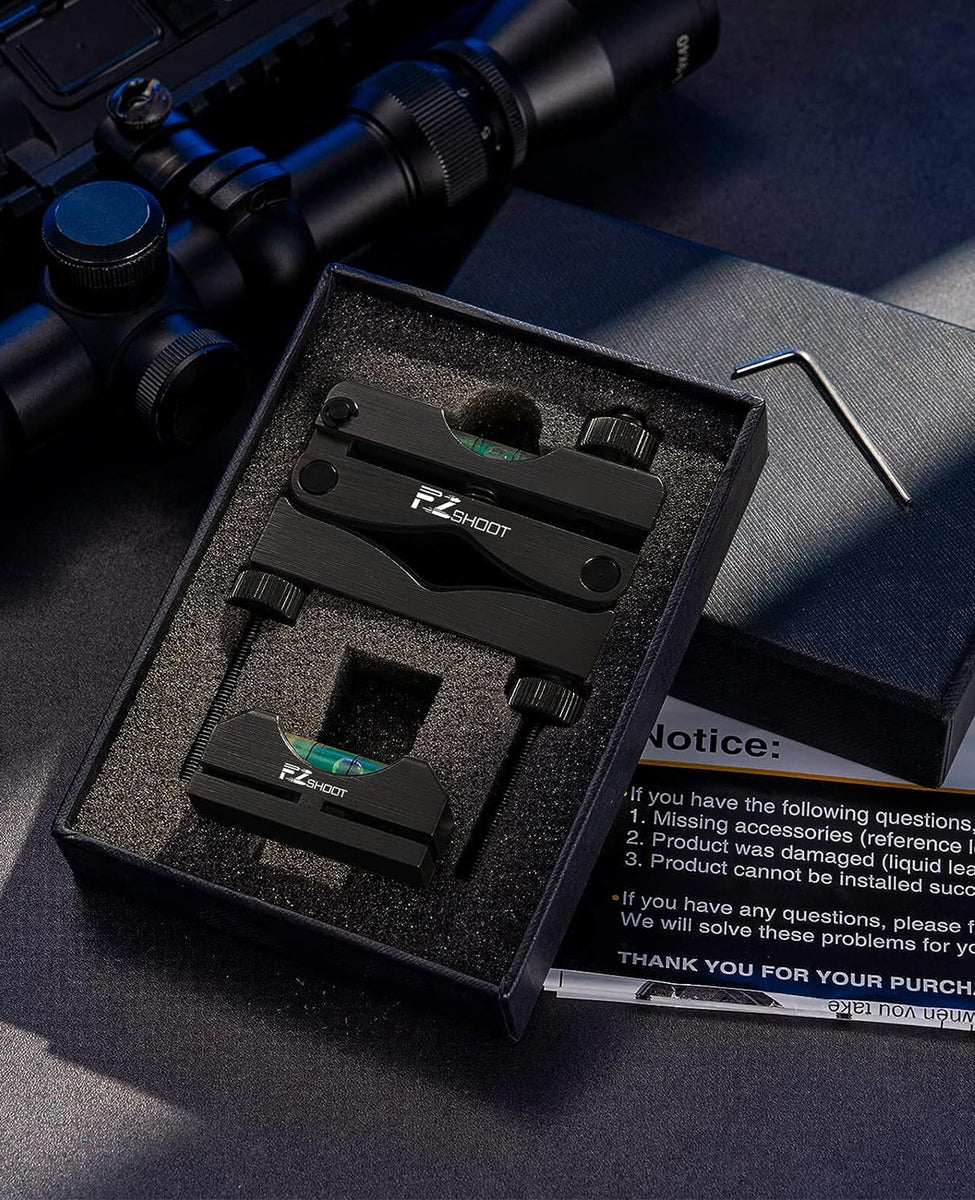 EZshoot Scope Leveling Kit with High-Precision Bubble Leveling System